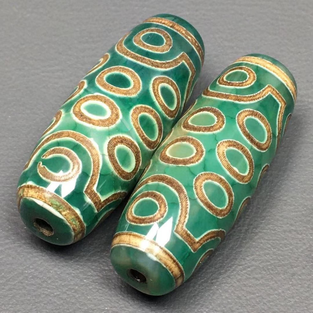 [Ready Stock] Natural Tibetan Genuine Old Mine Dzi Beads Rough Stone 21 ...