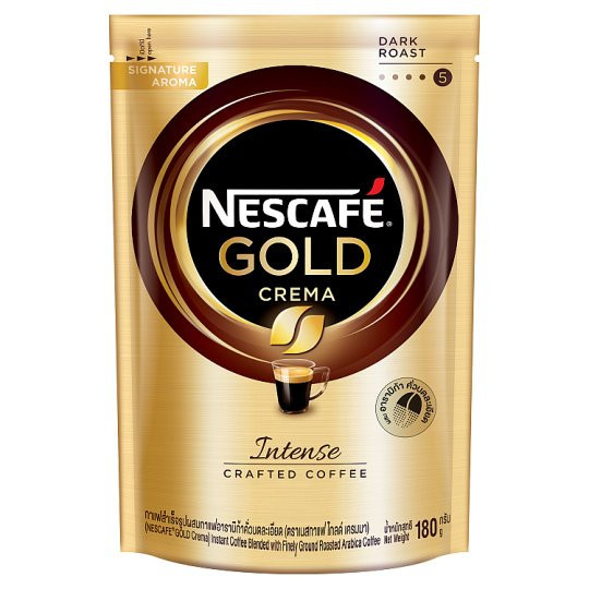 NESCAFE GOLD CREMA DOY PACK INTENSE 180G. | Shopee Malaysia