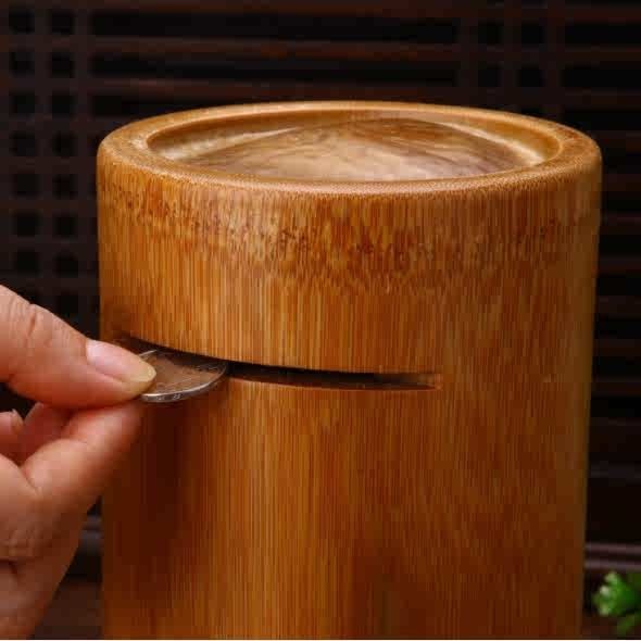 tabung kayu tabung viral Buluh semulajadi, kayu pepejal besar, balang ...