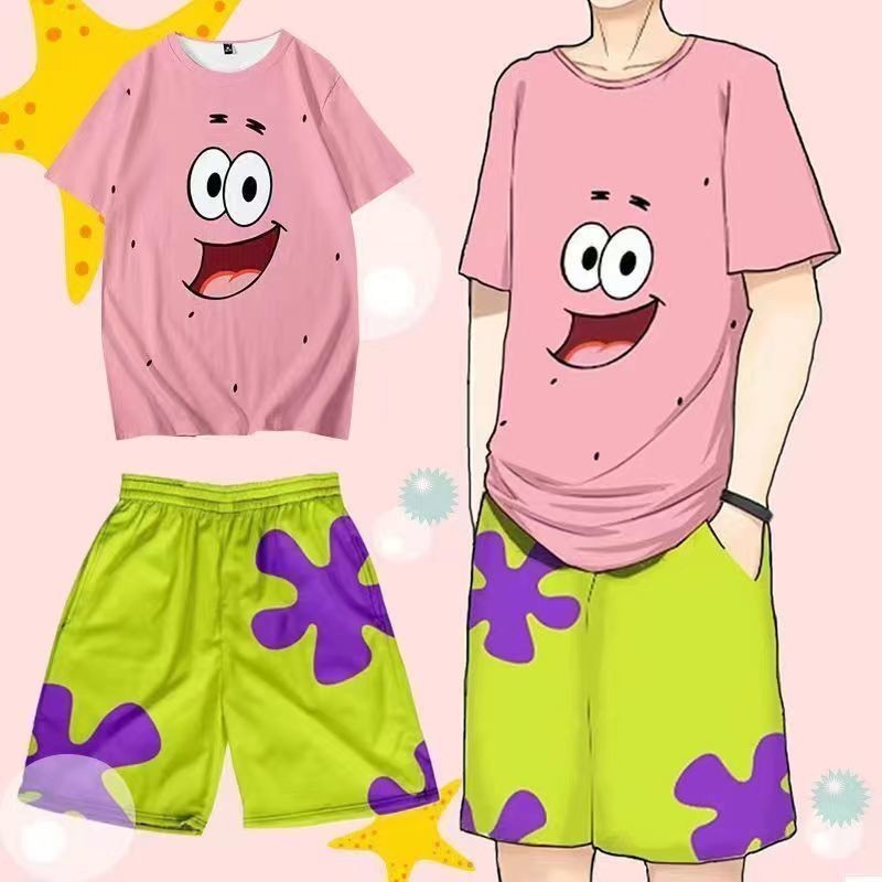 Patrick Star beach pants quick-drying pants short pants for couples ...