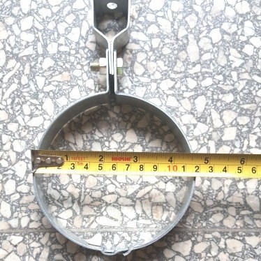 4" THICK pipe Clamp 4 inch pvc pipe hanging Clamp/ 4" inch Thick Hanger ...