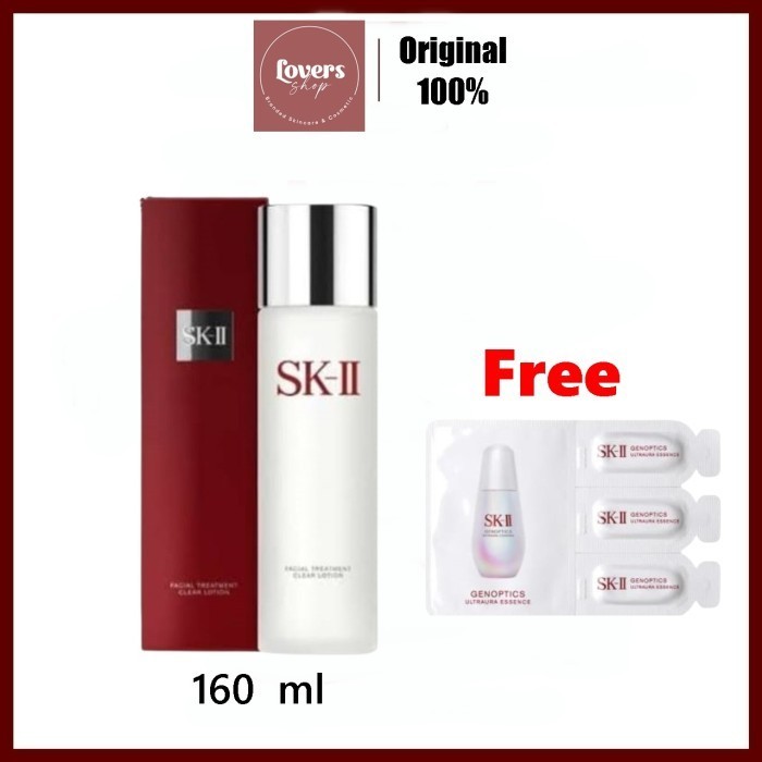 Sk II facial treatment Clear lotion 160ml+serum Genoptics ultraura aura | Shopee Malaysia