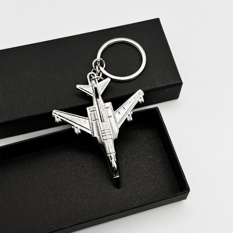 Creative Aircraft Keychain Metal Airbus Airliners Fighter Jet Plane Key ...