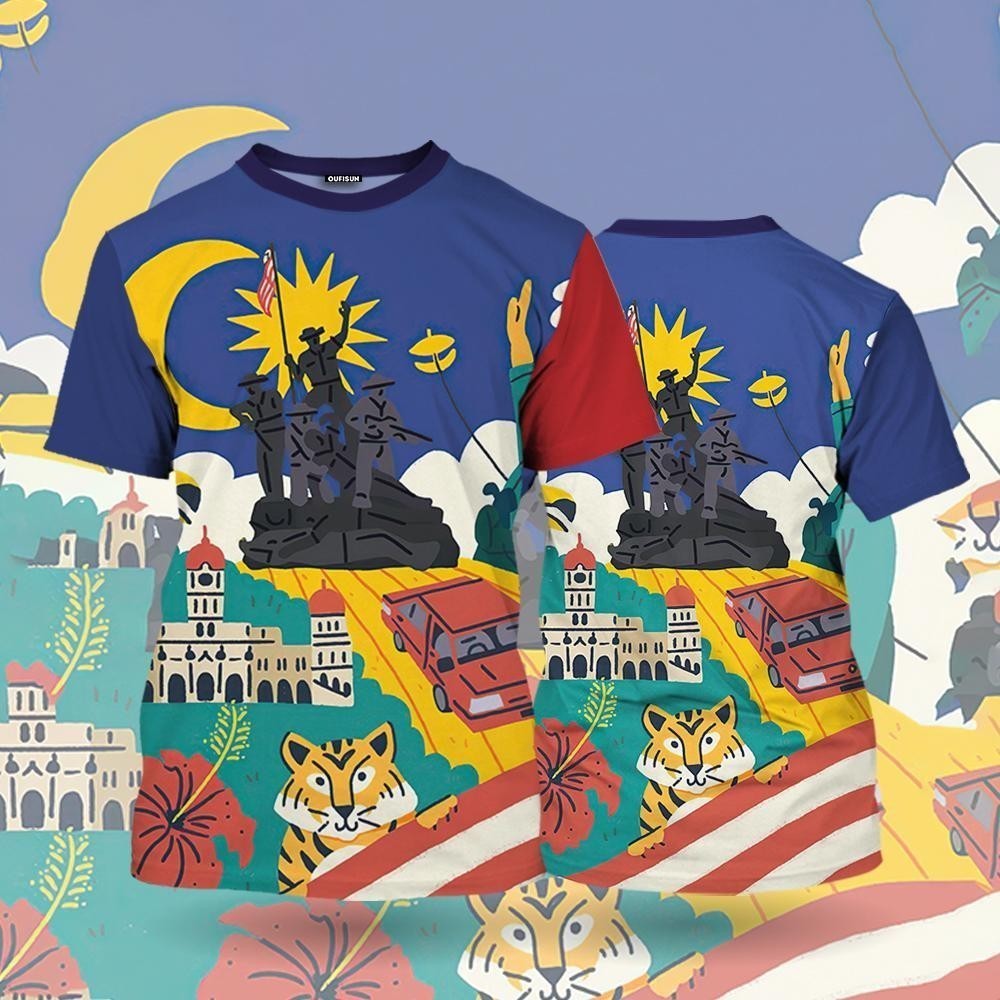 Trend Baju Merdeka Malaysia Axellent Hari Kemerdekaan Merdeka Tshirt ...
