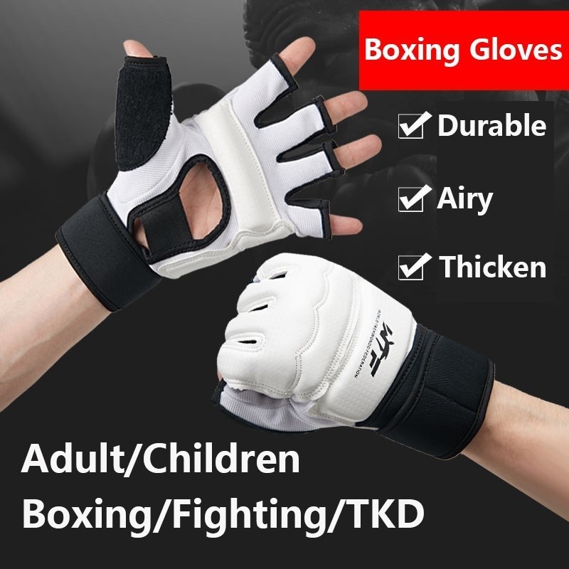 Boxing Glove Half Finger Boxing Gloves Adult and Children Sandbag ...