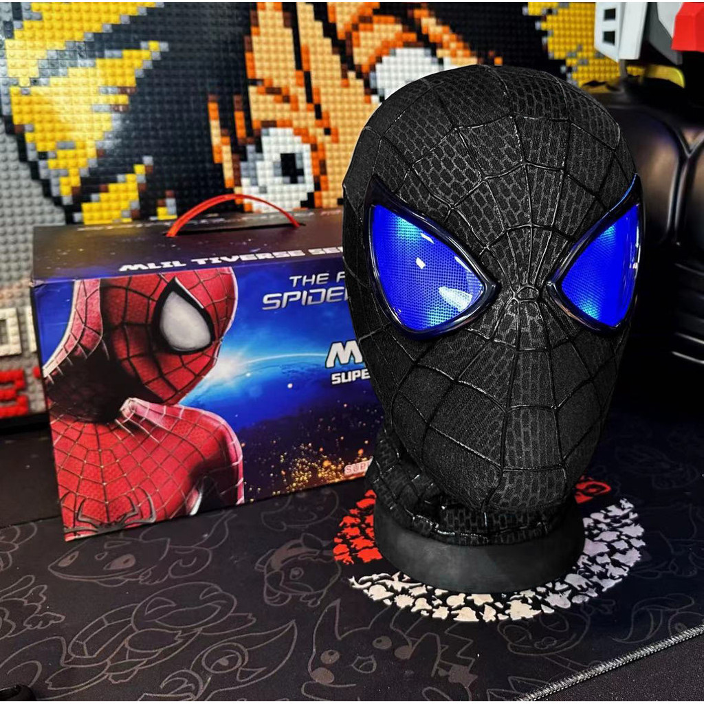 Spider-man Headgear Eye Electric Blinking Mask Extraordinary Hero ...