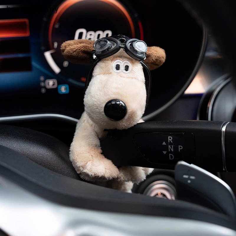 [ Spot goods] Cute Dog Car Clutch Decoration Plush Puppy Doll Car Wiper ...