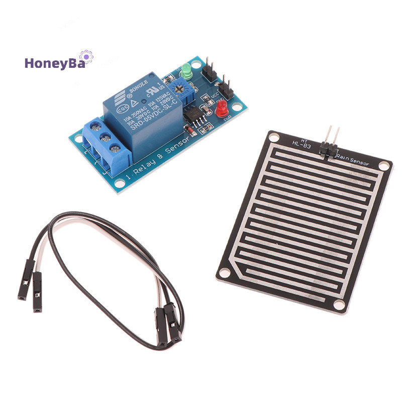 honeybee1 Snow Raindrops Detection Sensor Module Rain Weather Module Humidity For Arduino Relay ...