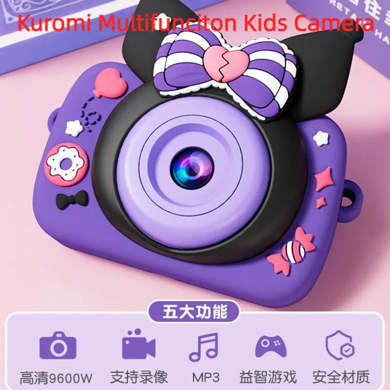 Sanrio Kuromi Cartoon Children's Camera Can Photograph Kuromi Small ...