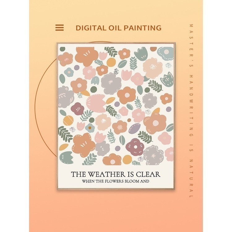 Moly Art Art40x50cm noframe {Flower Room} Digital Oil Painting diy ...