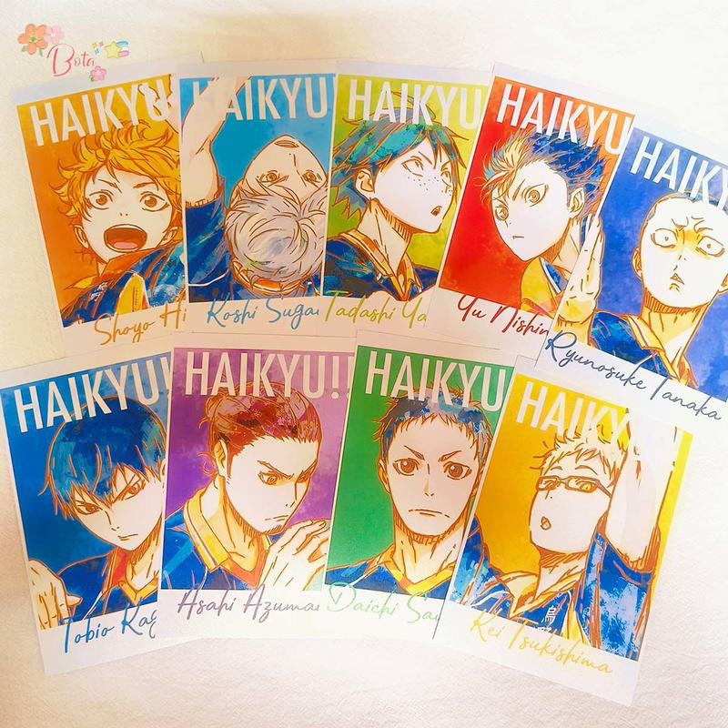 [Bota Shop] Haikyuu!! Postcard Hyuga Shoyo Kageyama Toru Nishitani ...
