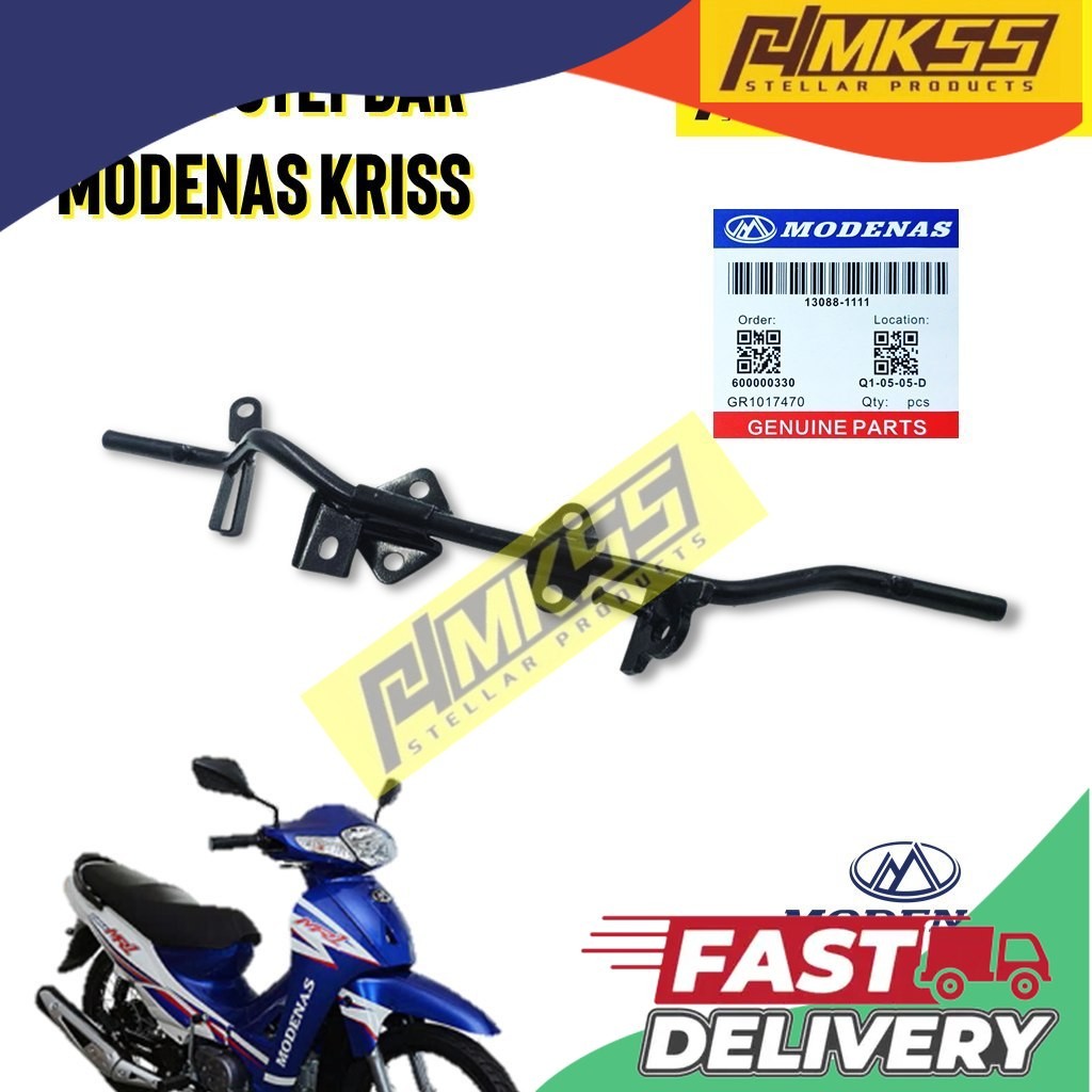 MDK MODENAS KRISS100 MR1 CT100 KRISS100 CT100 KRISS-MR1 FRONT FOOTREST STEP BAR/PEMIJAK BESI ...