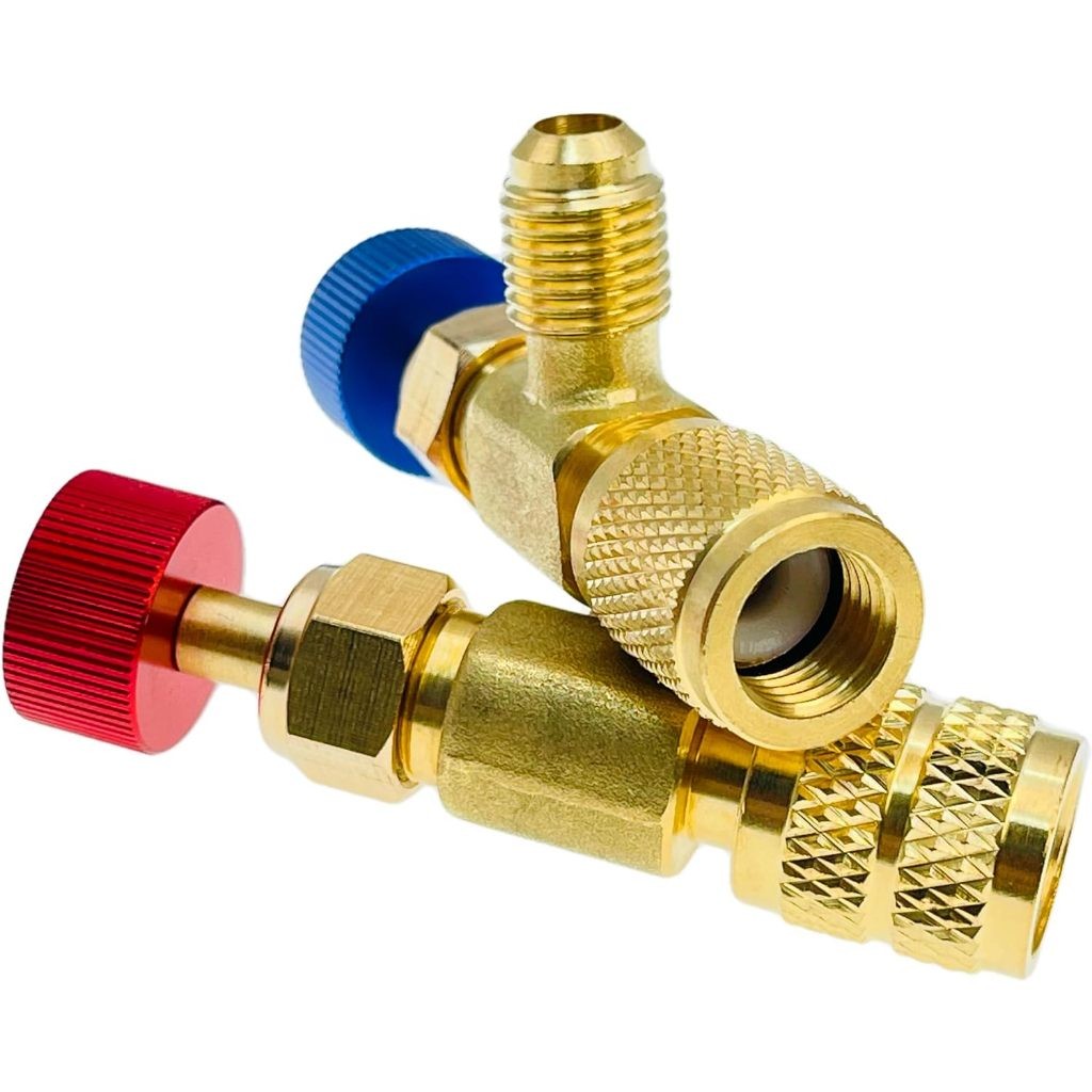 Safety Valve Adapter R410A R22 Refrigerant Charging Retention Control ...
