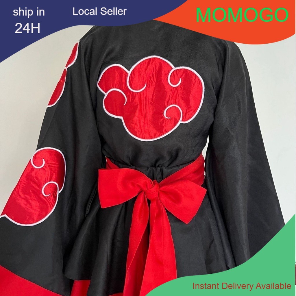 Naruto Anime Naruto Women Kimono Lolita Cosplay Costume Women Dresses ...