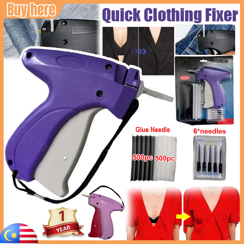 Quick Clothing Fixer Mini Stitch Hemming Tool for Clothes Micro Tagging ...