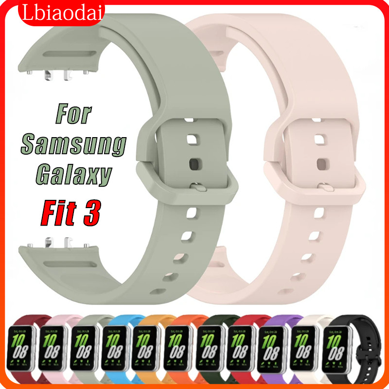 Silicone Rubber Band Strap for Samsung Galaxy Fit 3 Strap Sport Belt ...