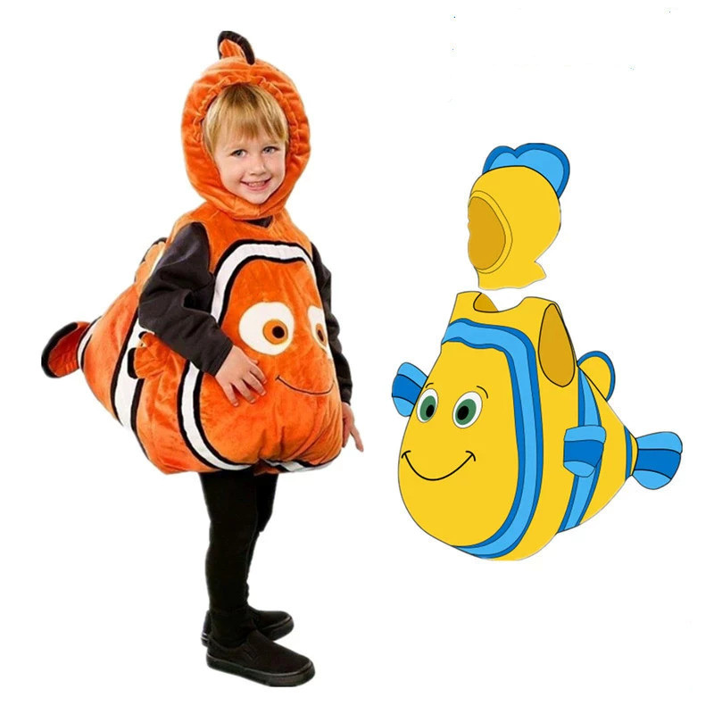Nemo Clownfish Costume Movie Finding Nemo Adventure Character Costume ...