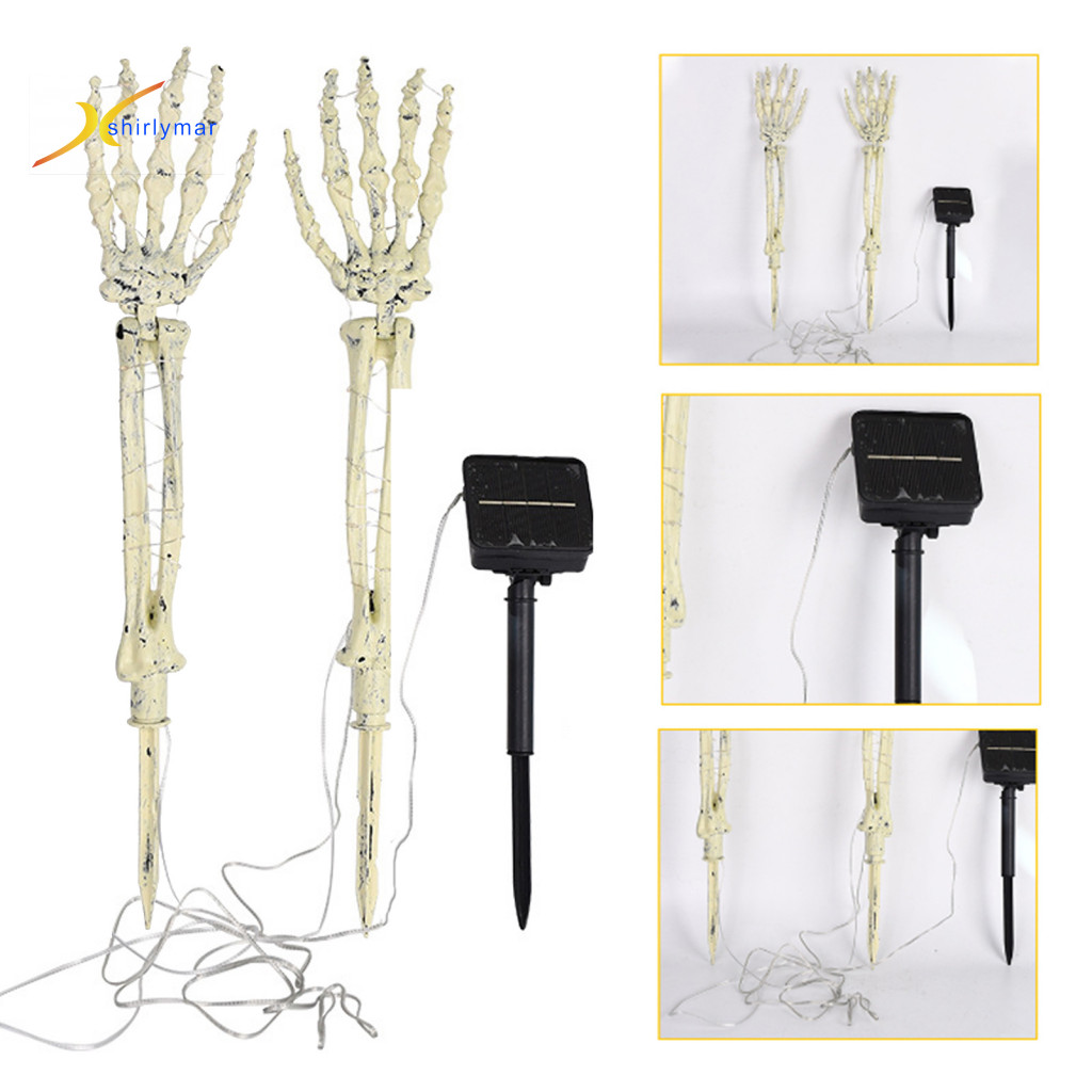 Sr Skeleton Arm Prop Halloween Skull Decorations Spooky Halloween ...