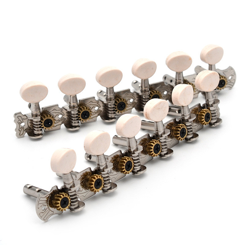 Premium Single Row 6 Classical Guitar String Shaft Double Hole Steel ...