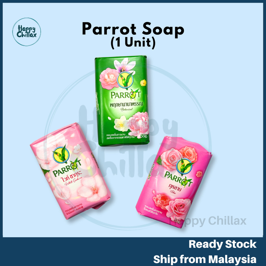 Parrot Botanical Soap Sakura/Rose/Botanical Sabun Mandi | Shopee Malaysia