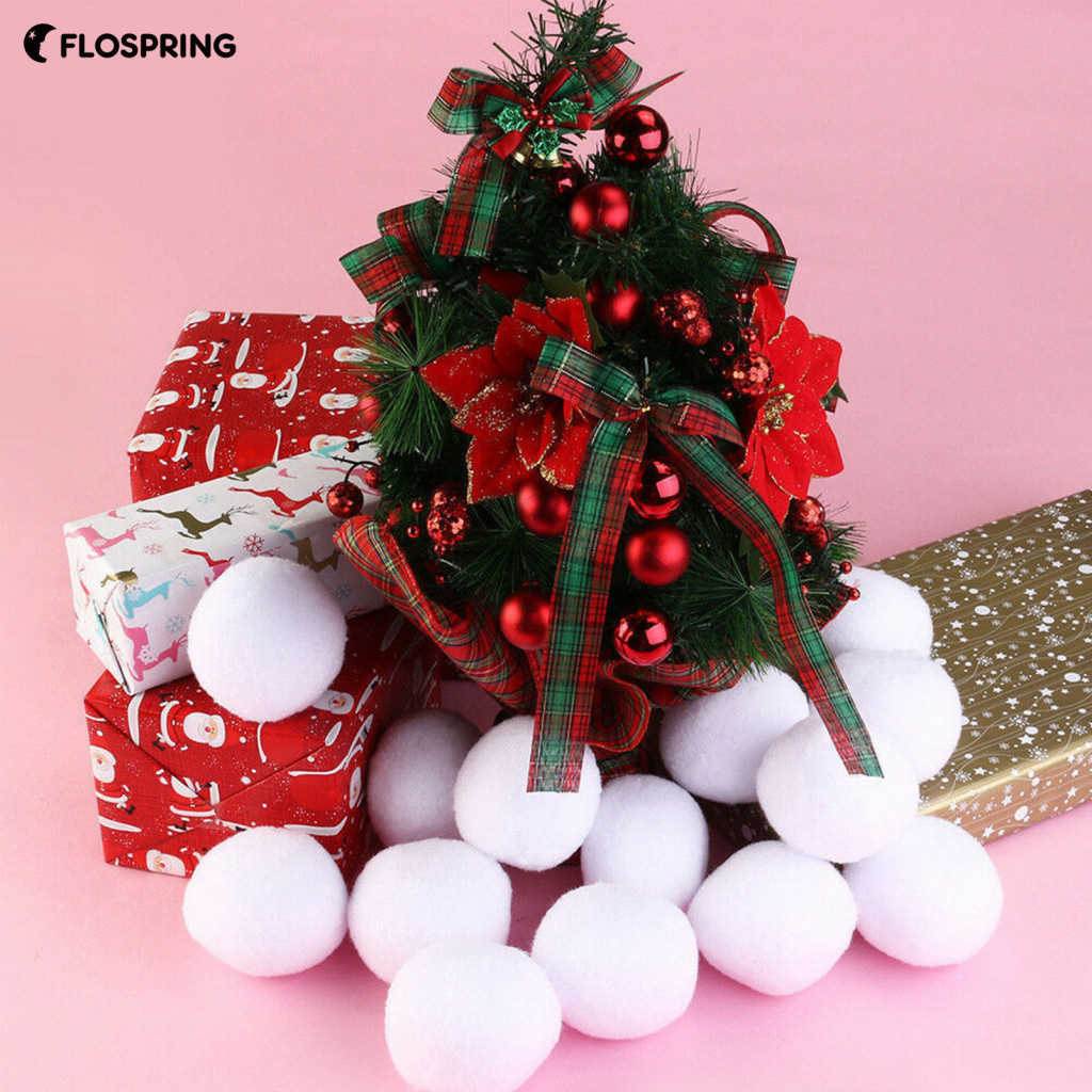 Safe Polypropylene Snowballs Artificial Snowball Fight Set 50 Pack ...