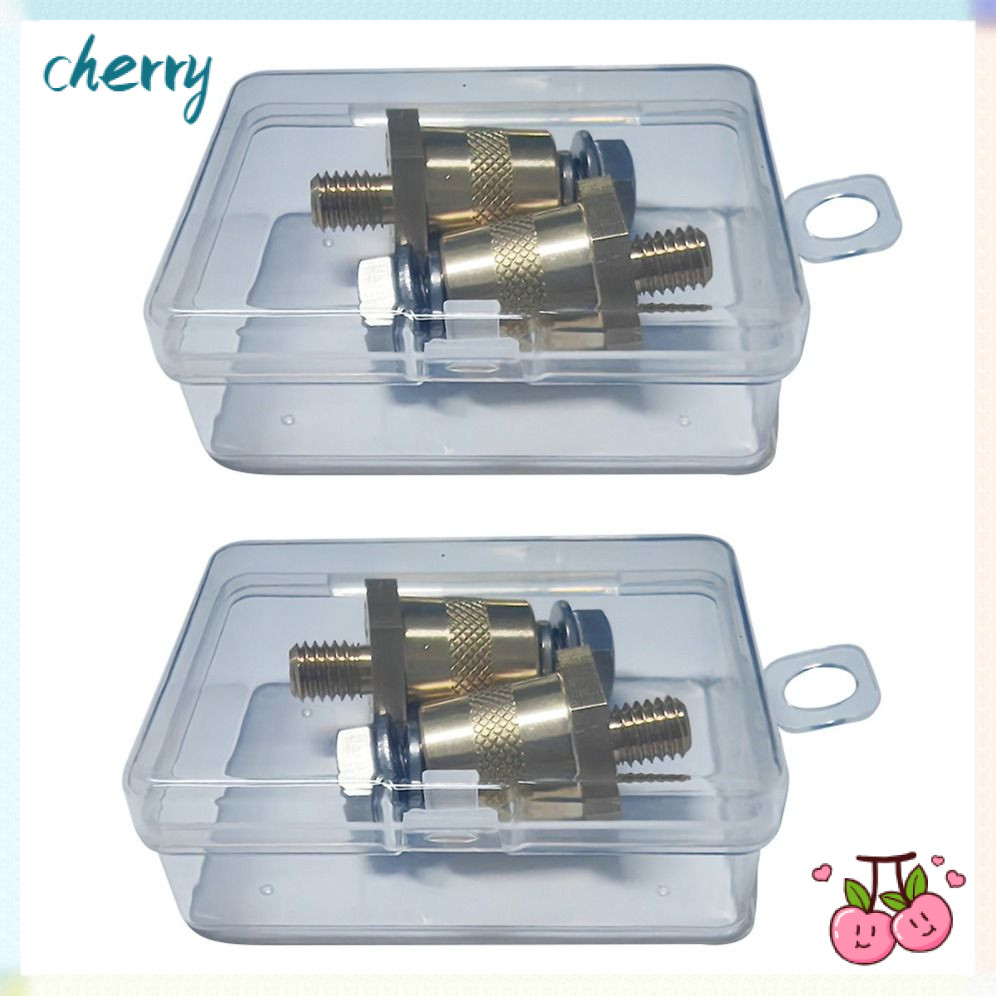 CHERRY 2Box Battery Post Adapter M8, Copper M8 Screws for Battery, Side ...
