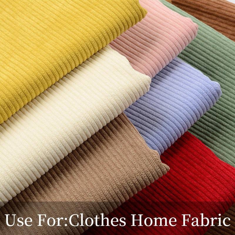 (JJ) (24 colors) solid color vintage corduroy fabric clothing handmade ...