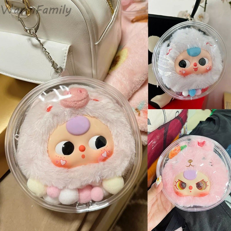 Baby Three Transparent Popmart Plastic Universal 14/12cm Display Box ...