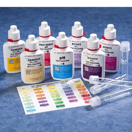 API MARINE TESTKIT ( PO4 ,NO2 , NO3 , KH , AMMONIA , PH , HIGHT PH ...