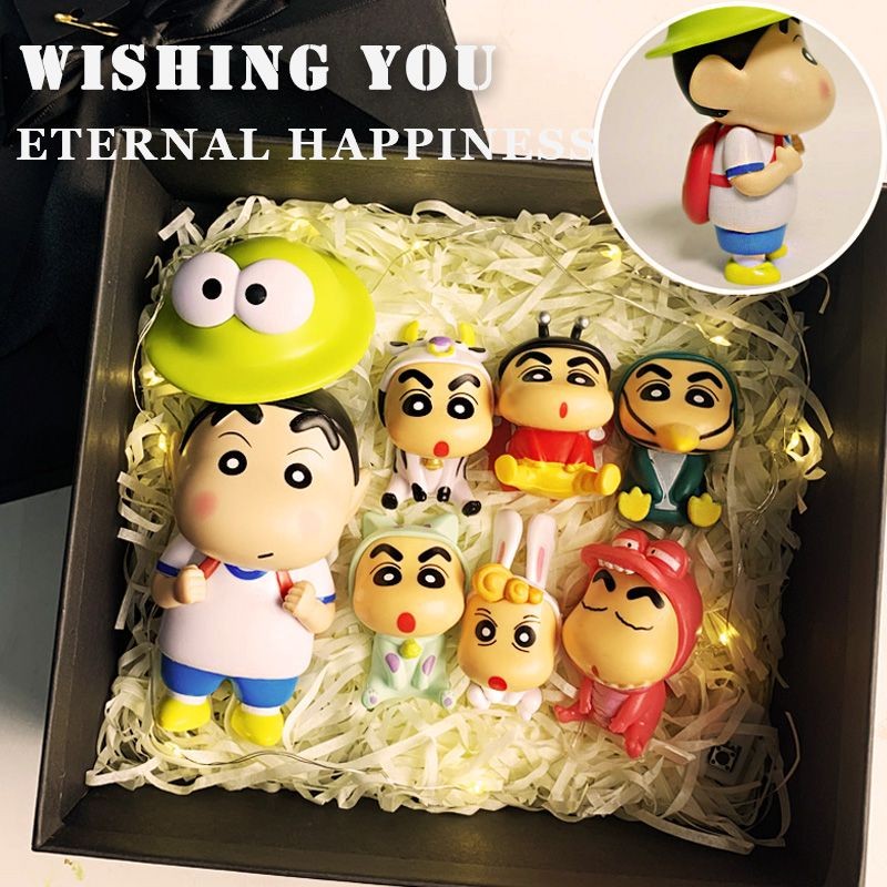 Gift Box Crayon Shin-Chan Cute Creative Funny Male Female Birthday Gift ...