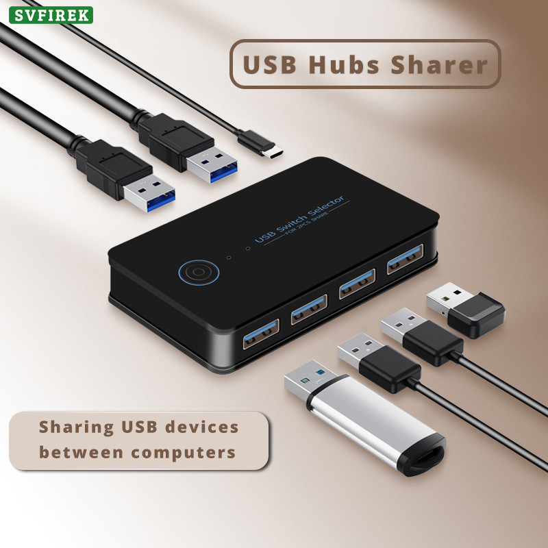USB Hubs Sharer Switch 2 in 4 Out USB Shared Switcher 4 in 4 Print ...