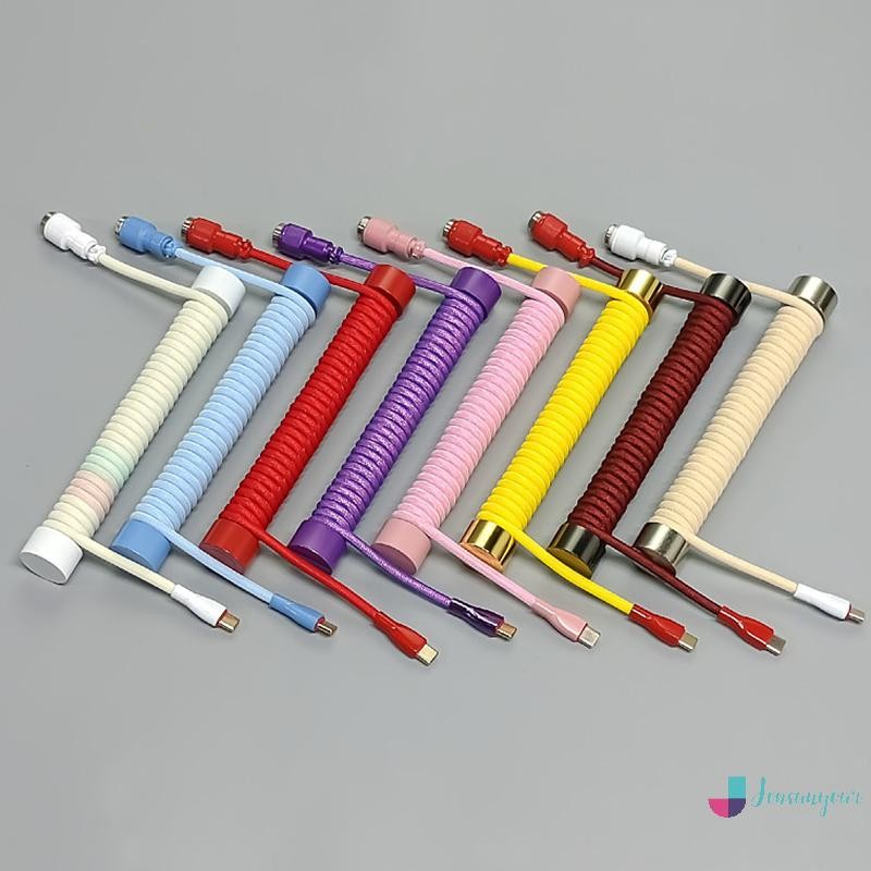 [Jonsunyour] Coiled Keyboard Cable Protection Rod Coiled Keyboard Cable ...