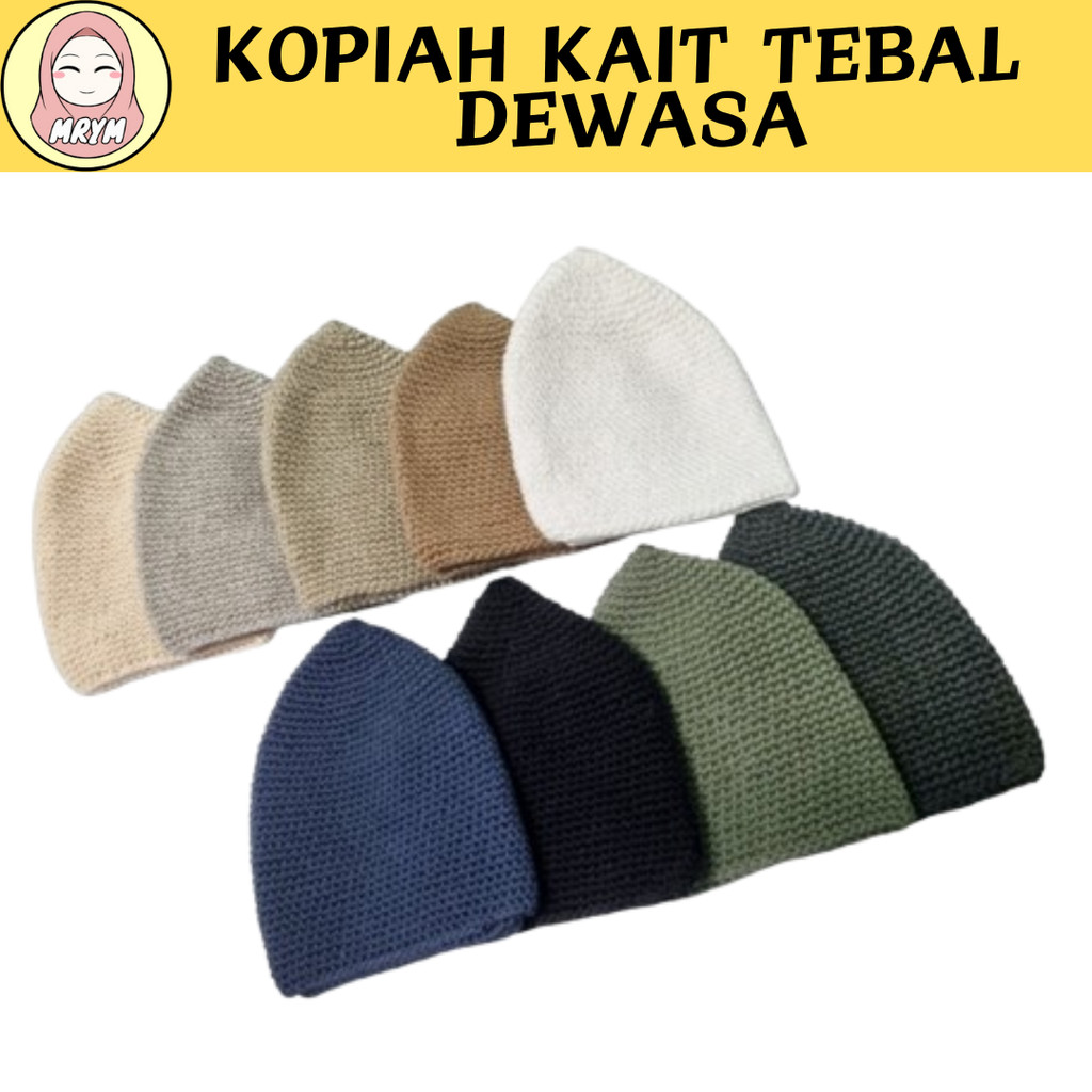 Kopiah Tebal Yaman - KOPIAH KAIT TEBAL / KOPIAH DEWASA KOPIAH BENANG ...