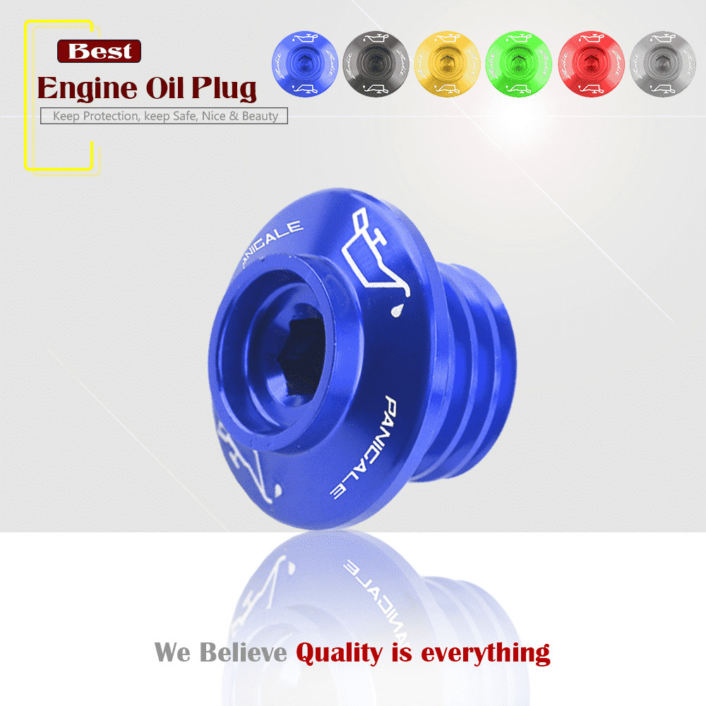 Motorcycle Engine Plug Cover Caps Screws Filter Oil Bolt for Ducati 848 ...