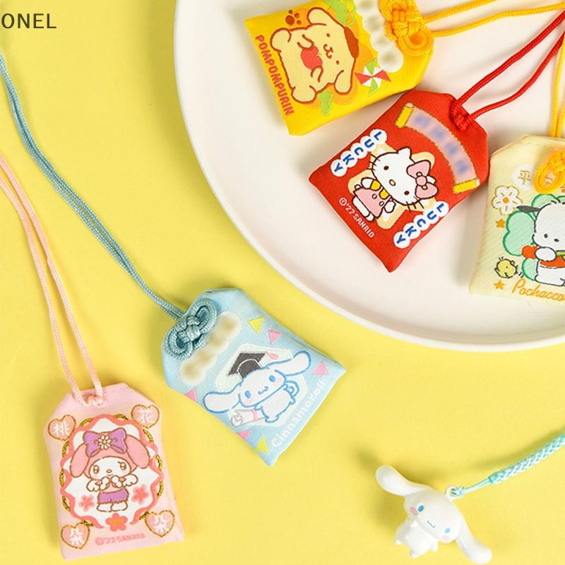 on Kawaii Sanrio Omamori Pendant Cute Pompompurin Cinnamoroll Hello ...