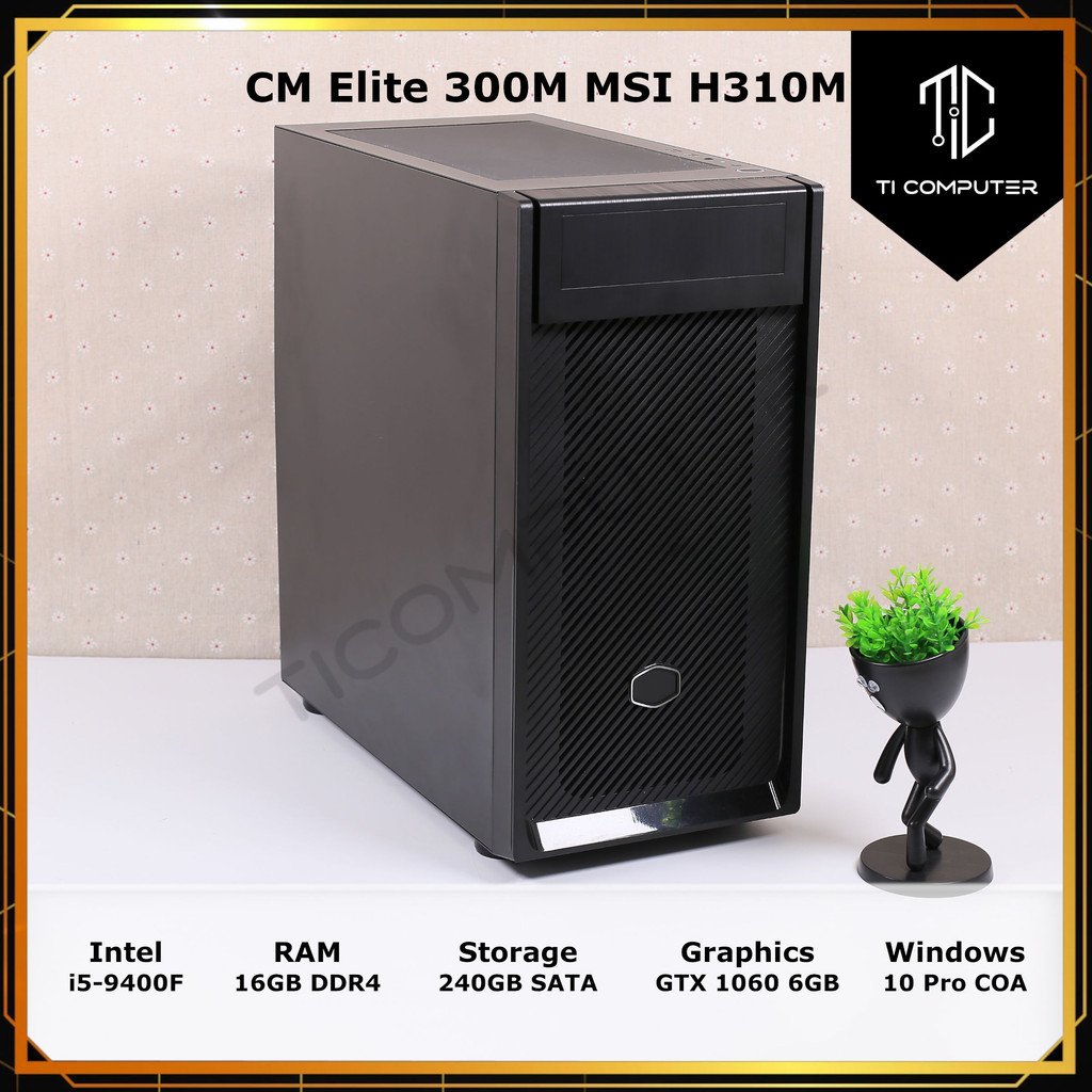 CM Elite 300M MSI H310M PRO Intel Core i5-9400F 16GB DDR4 RAM 240GB ...