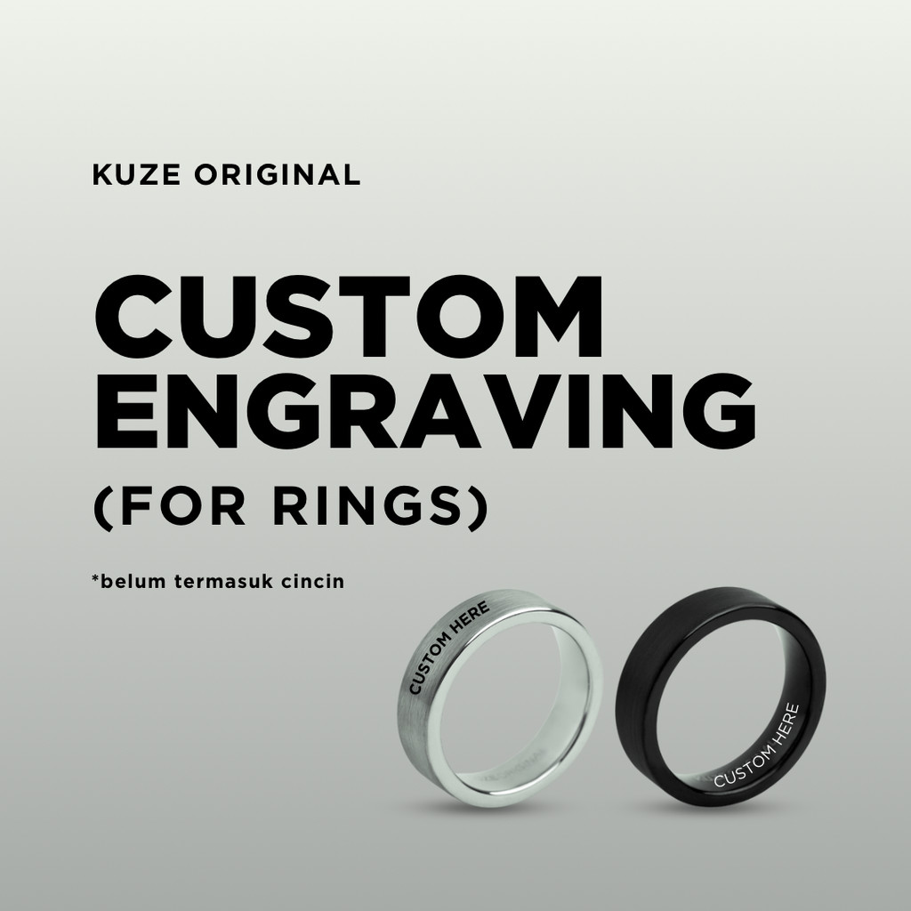 Custom Engraving - Rings | Shopee Malaysia