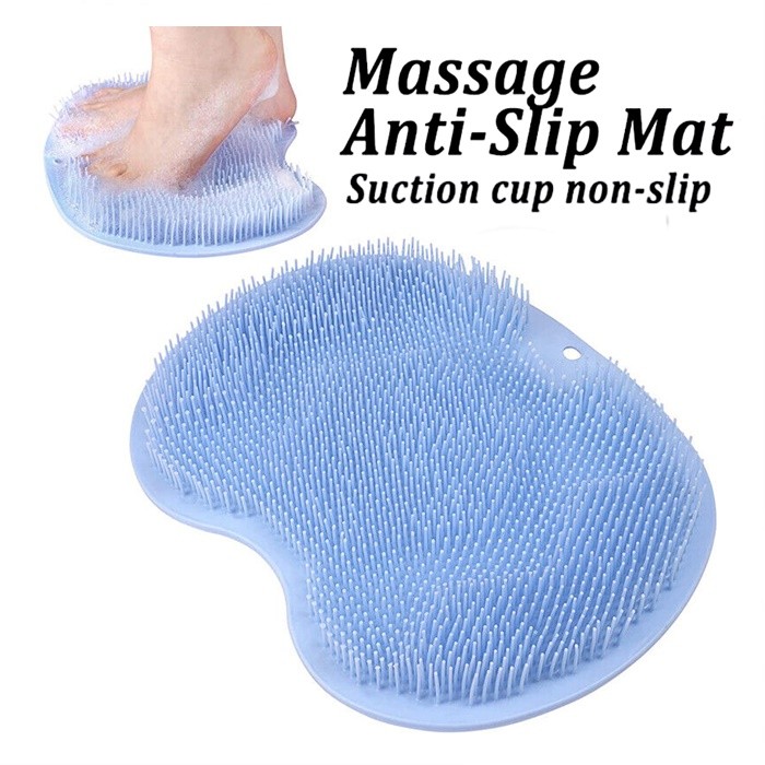 Back & Foot Scrubber Anti-slip for Lazy Wash Feet Cleaner Brush ...