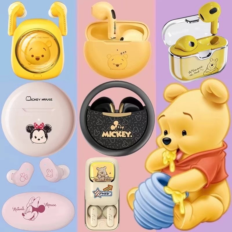Disney Wireless Bluetooth Noise Cancelling Gaming Earbuds Headphones ...