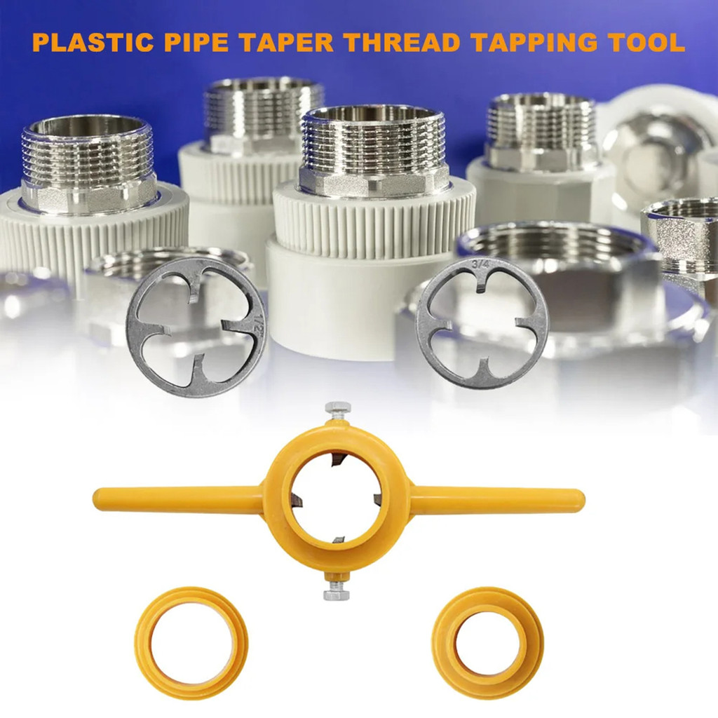 6 Piece PVC Threading Tool Set, Pipe Threader Pipe Tool Kit, Pipe ...
