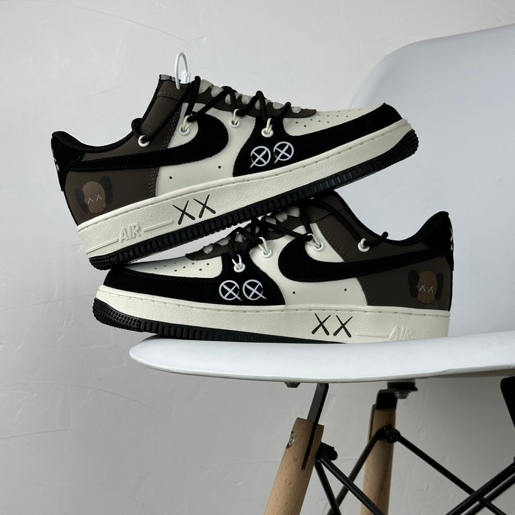 Kaws x Nike Air Force 1'07 Low cut Sports Basketball Shoes Casual ...
