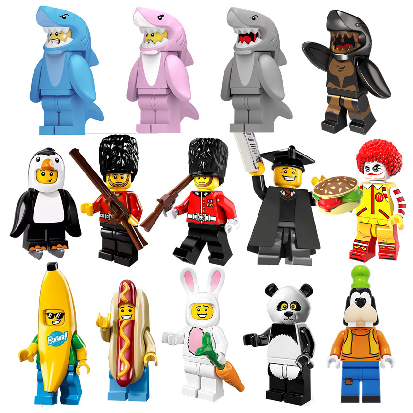 Lucky Series Building Block Minifigures Children Educational Assembling ...