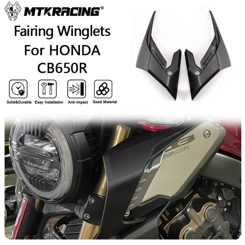 Deflector For HONDA CB650R 2018-2023 Fairing Winglets Fin Trim Cover ...