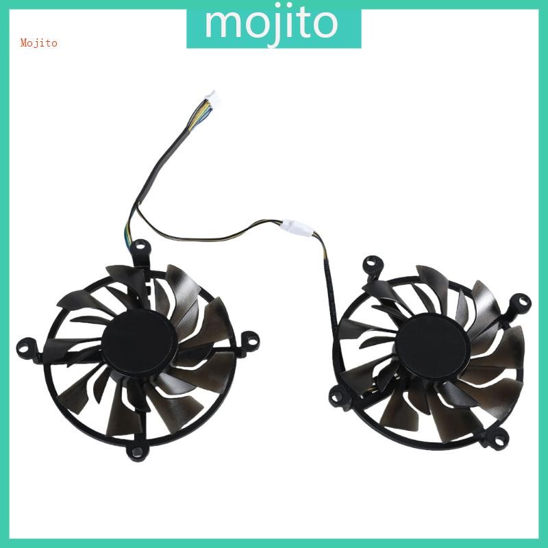 Mojito 2Pcs 86mm RTX2060 Graphics Card Cooling VGA Fan 4Pin 12V Coolers ...