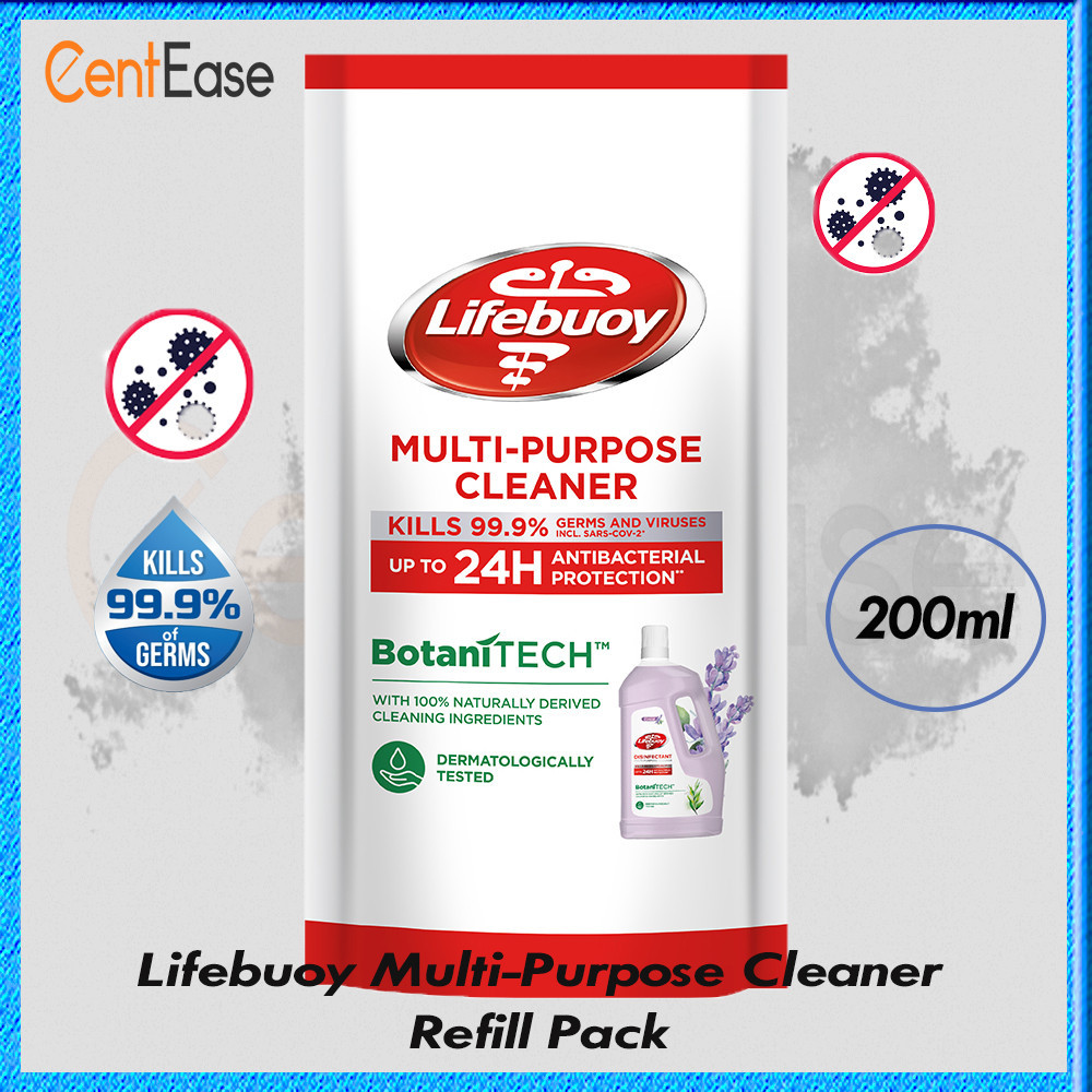 Lifebuoy Multi Purpose Cleaner 200ml (Exp: Feb 2027) Refill Pack ...