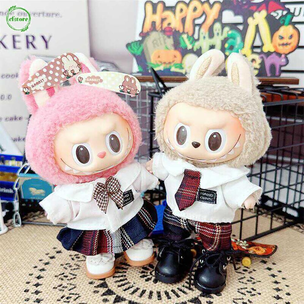17cm Mini Plush Doll'S Clothes Outfit Accessories For Labubu Idol Dolls ...