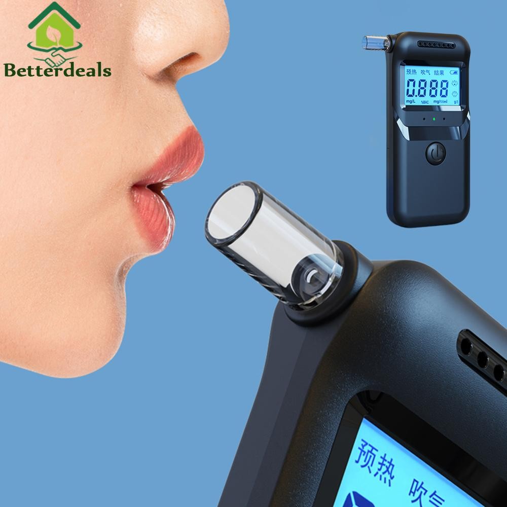 Digital Alcohol Breathalyzer Accurate LCD Display Alcoholometer for ...
