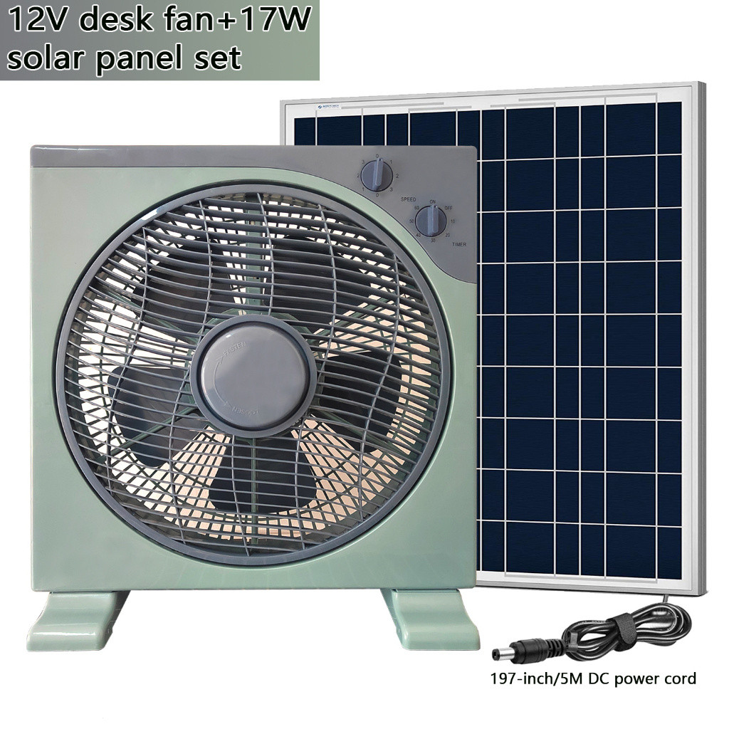 DC Solar Air Fan Mini Exhaust FanSolar Fan edisi profesional, 17W Panel ...