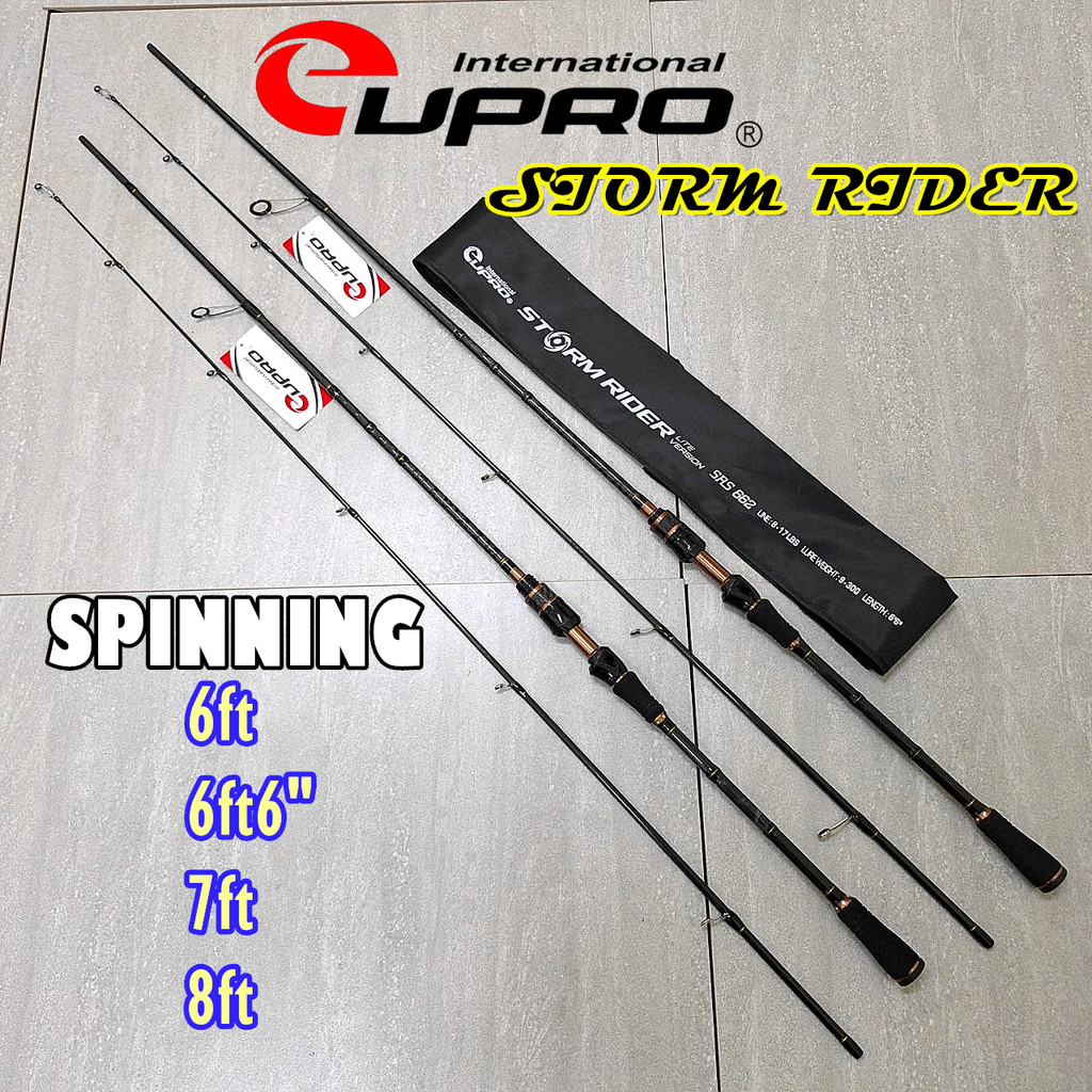 EUPRO STORM RIDER ROD SPINNING KOLAM KELI BOTTOM KELONG | Shopee Malaysia