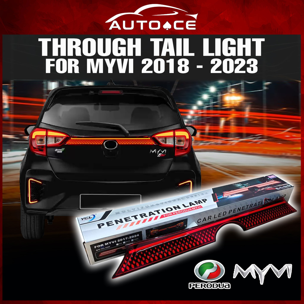 Perodua Myvi 2018-2025 Rear LED Garnish MG3 | DRL + Signal + Brake ...